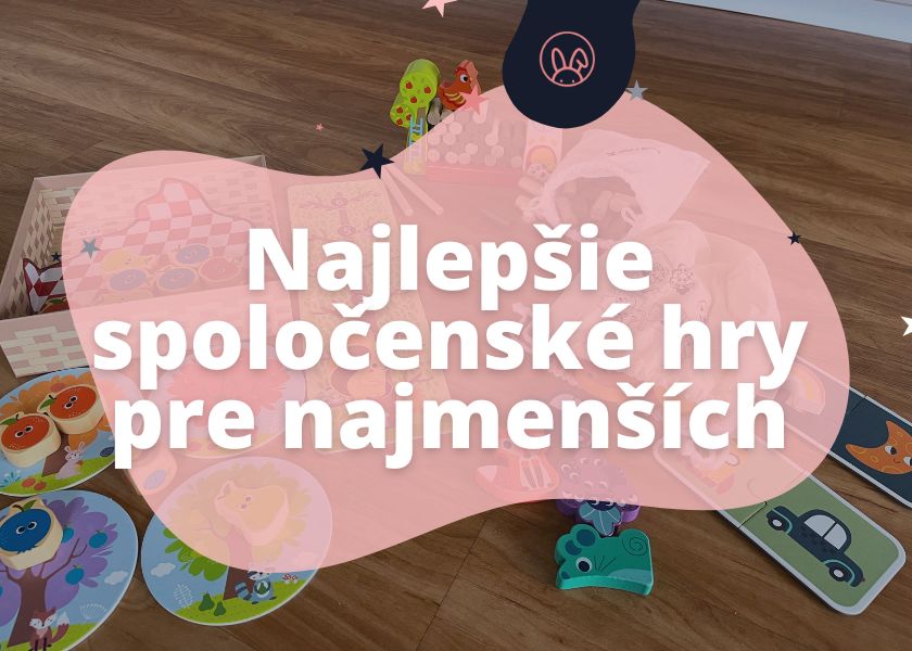 TOP spoločenské hry pre najmenšie deti - Kideko